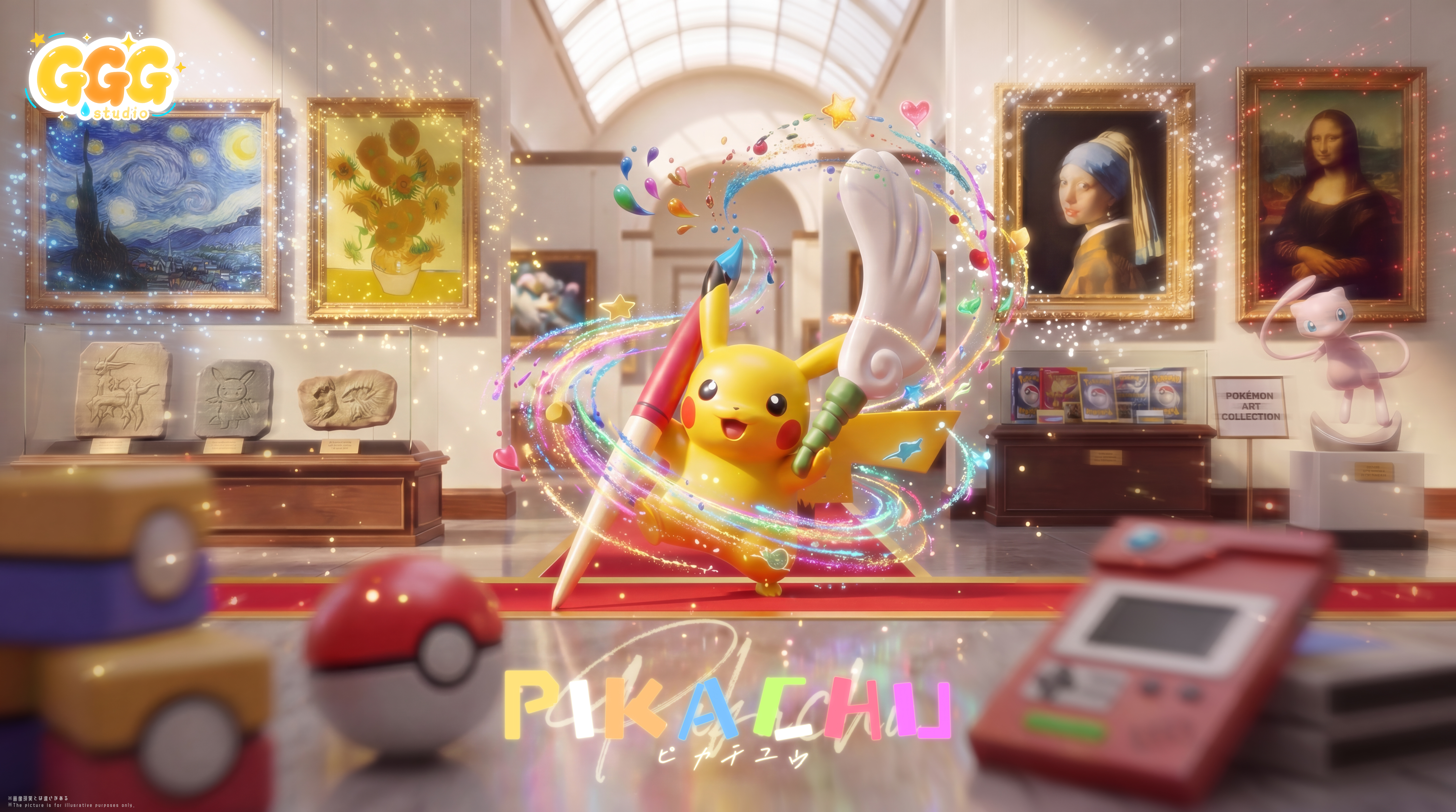 【Pre-sale】Painter Pikachu-Pokemon-GGG Studio - weareanimecollectors