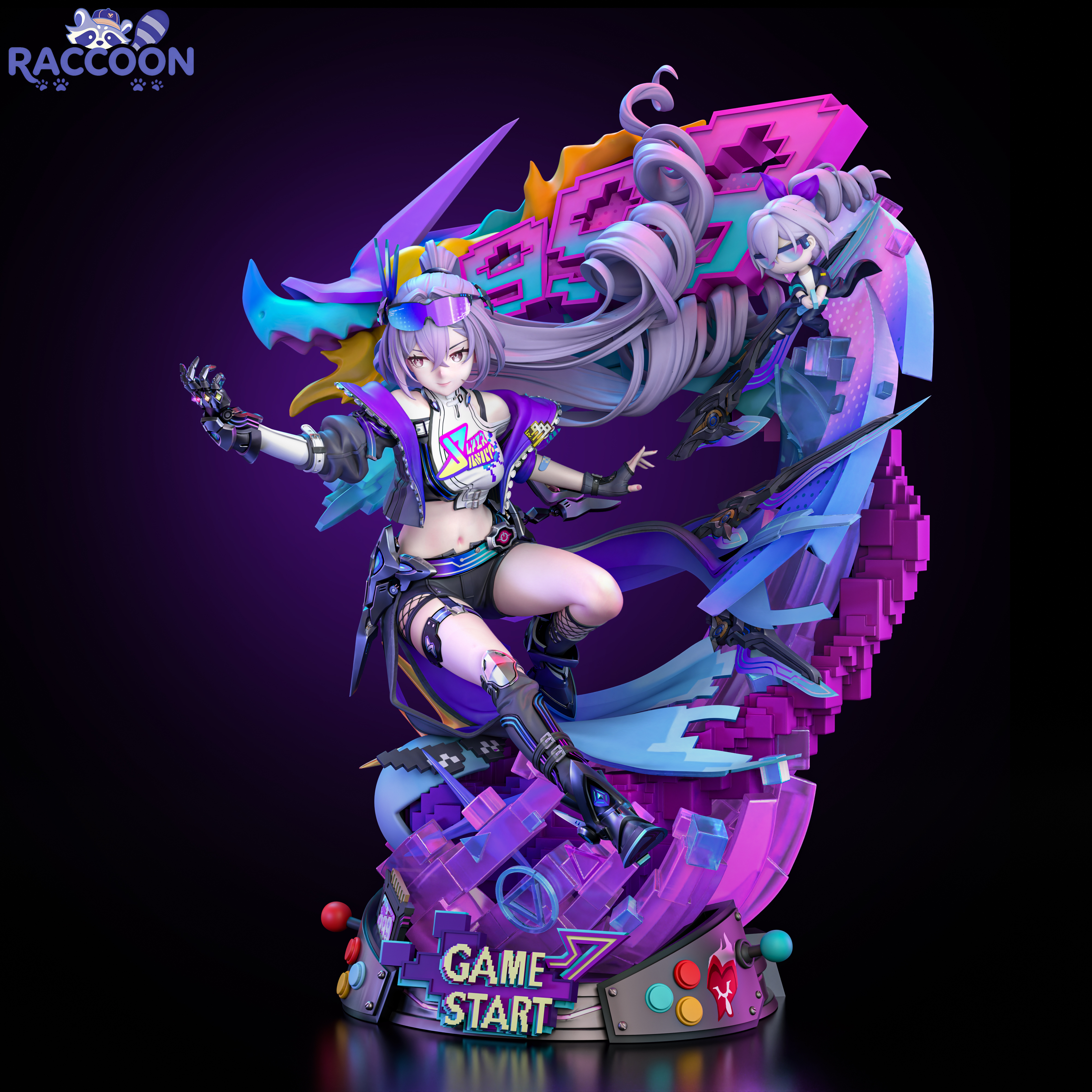【Pre-sale】1/6 Scale Silver Wolf-Honkai: Star Rail-XiaoHuanXiong Studio ...