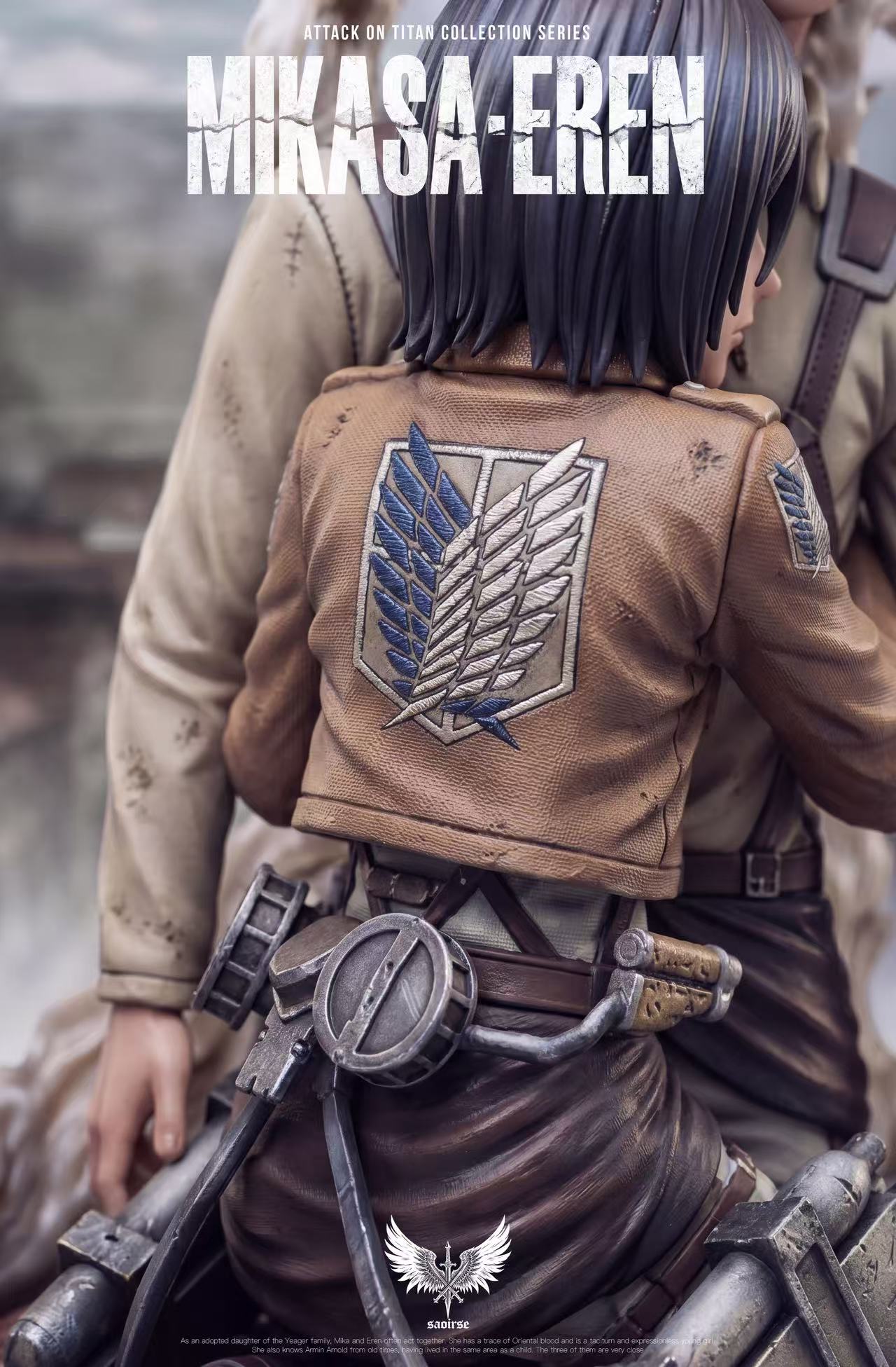 【Pre-sale】1/6 Scale Mikasa and Eren-Attack on Titan-Saoirse Studio ...