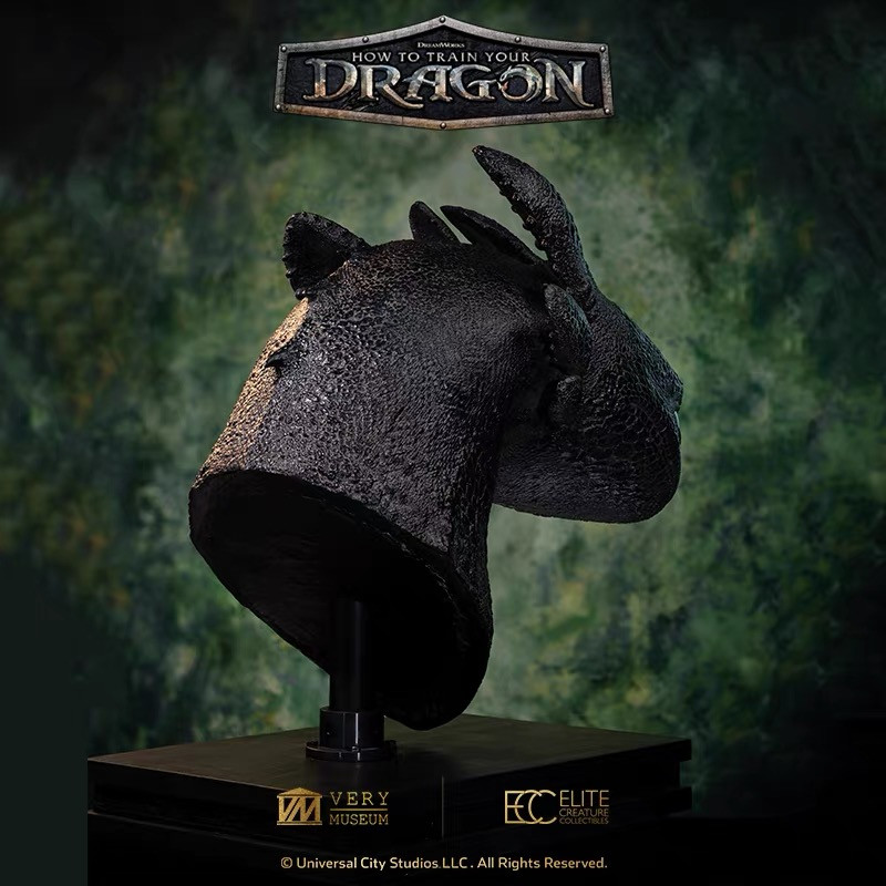 【Pre-sale】1/1 Scale Bust of Toothless Licensed-How to Train Your Dragon ...