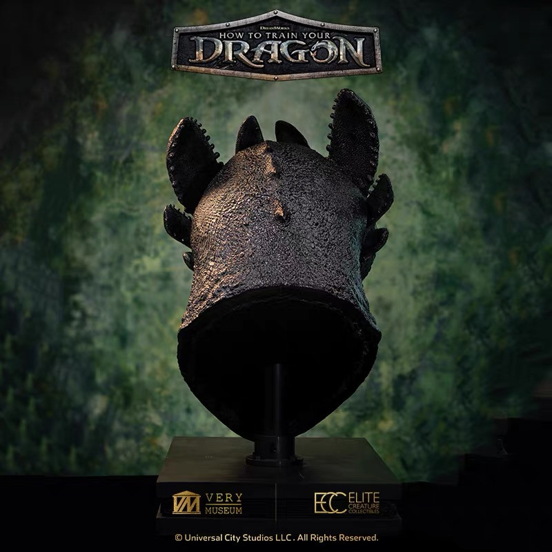 【Pre-sale】1/1 Scale Bust of Toothless Licensed-How to Train Your Dragon ...