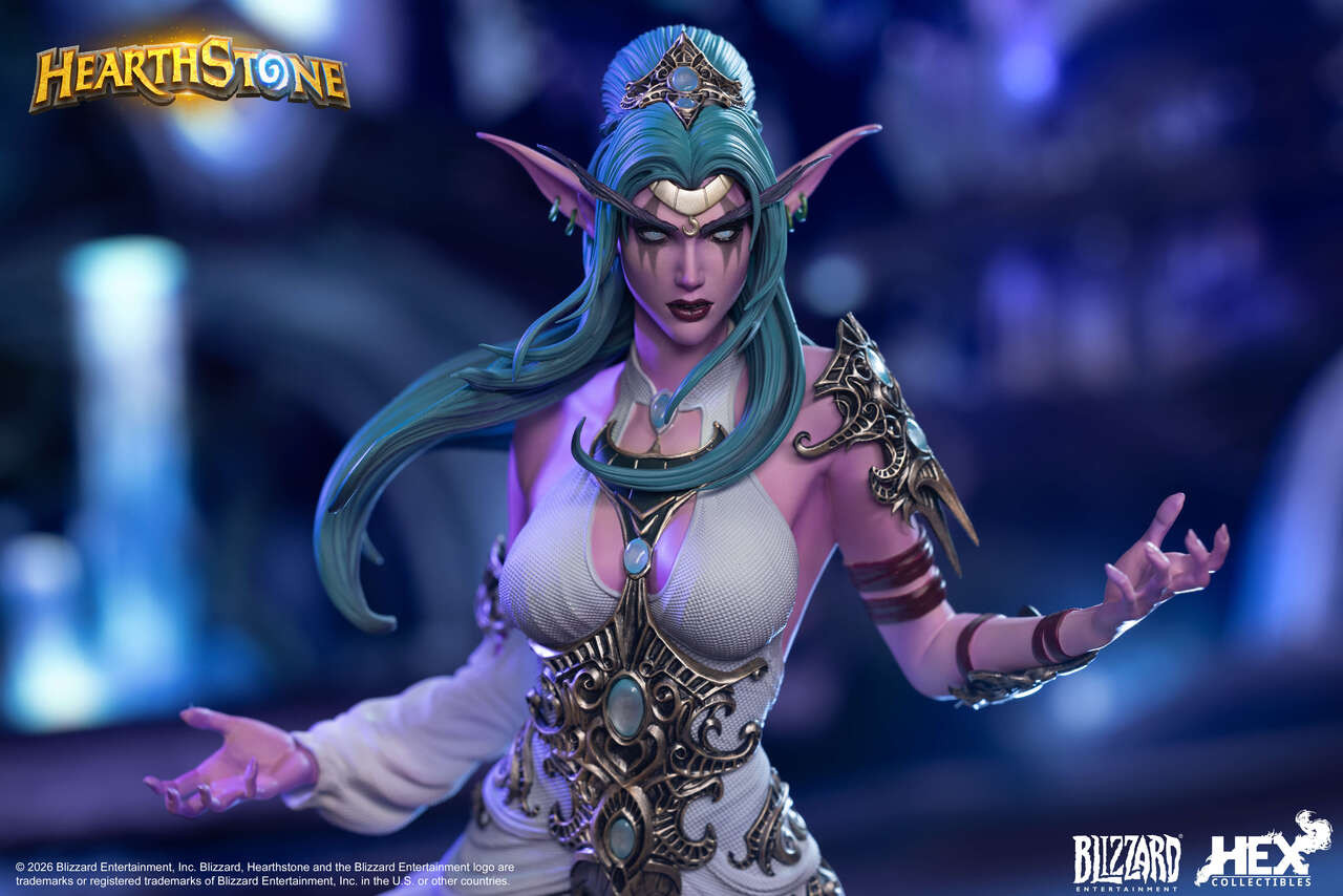 【Pre-sale】1/6 Scale Tyrande Whisperwind with LED Licensed-Hearthstone ...