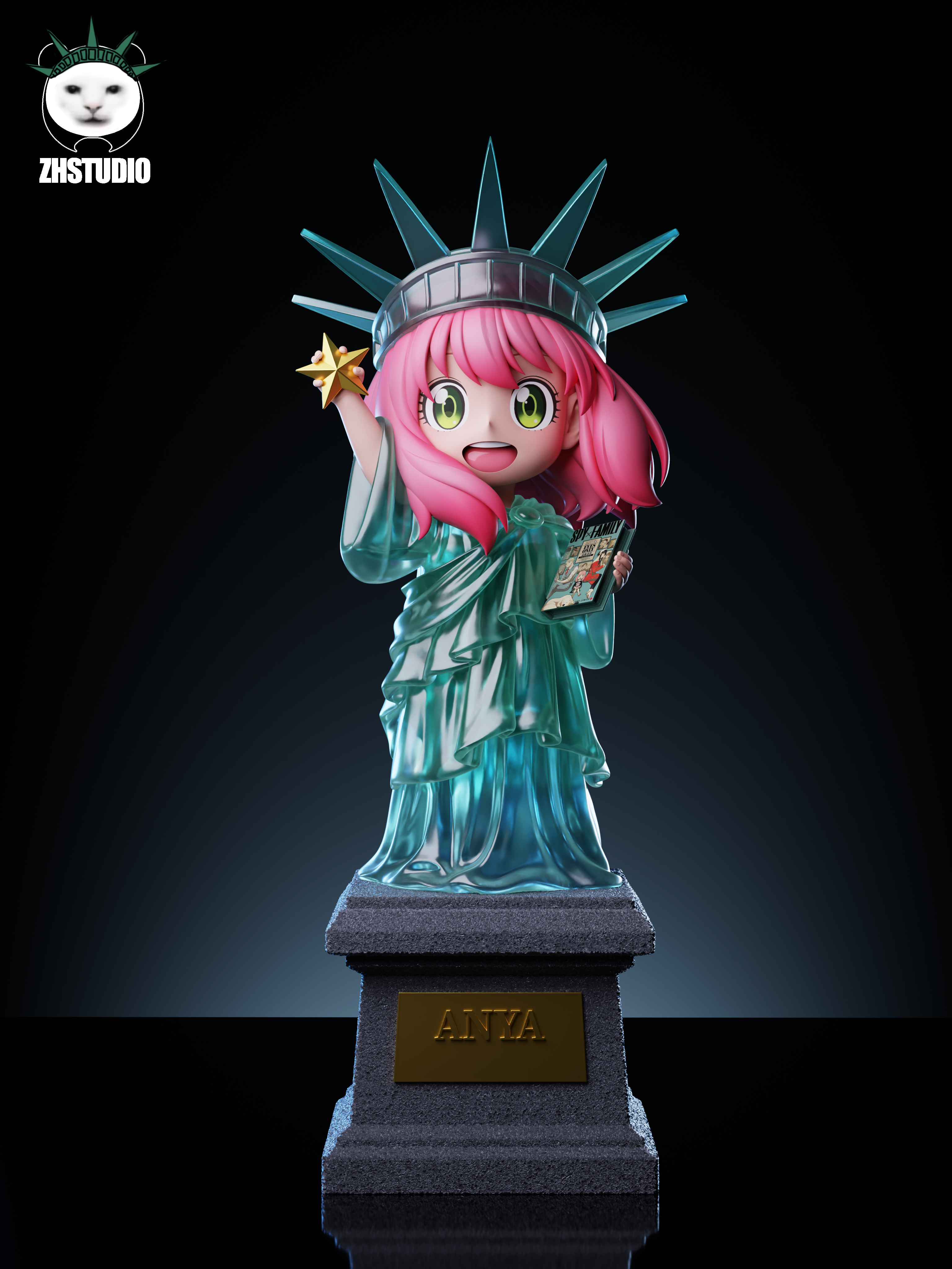 【Pre-sale】Anya and Frieren cos Statue of Liberty-ZH Studio ...